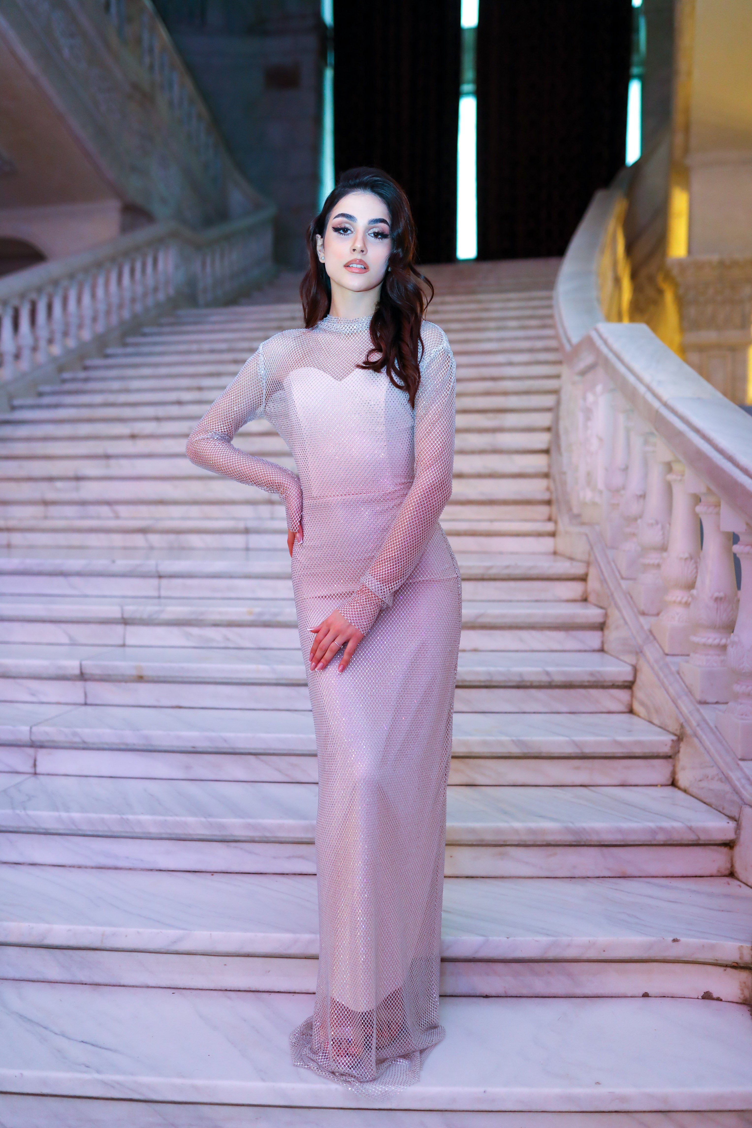 Alexandra Diamond Dress – ALYNA STORE